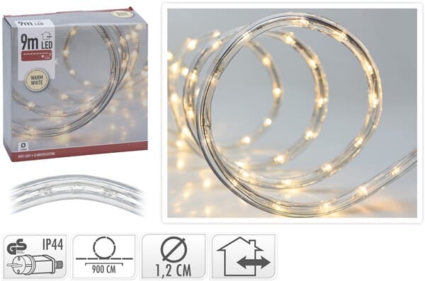 LYS SLANGE LED 9MTR VARMVIT 1/10 - Schutz.no